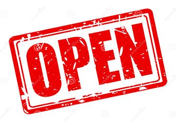 Open red stamp text stock vector. Illustration of retro - 42268566