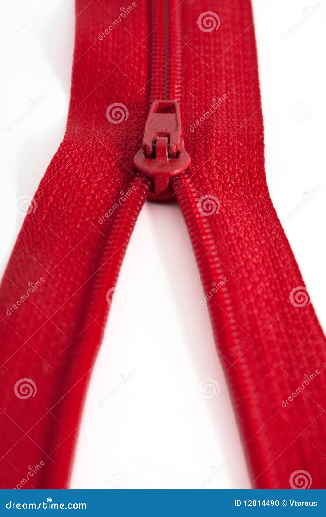 Open red zipper stock photo. Image of open, apparel, cloth - 12014490