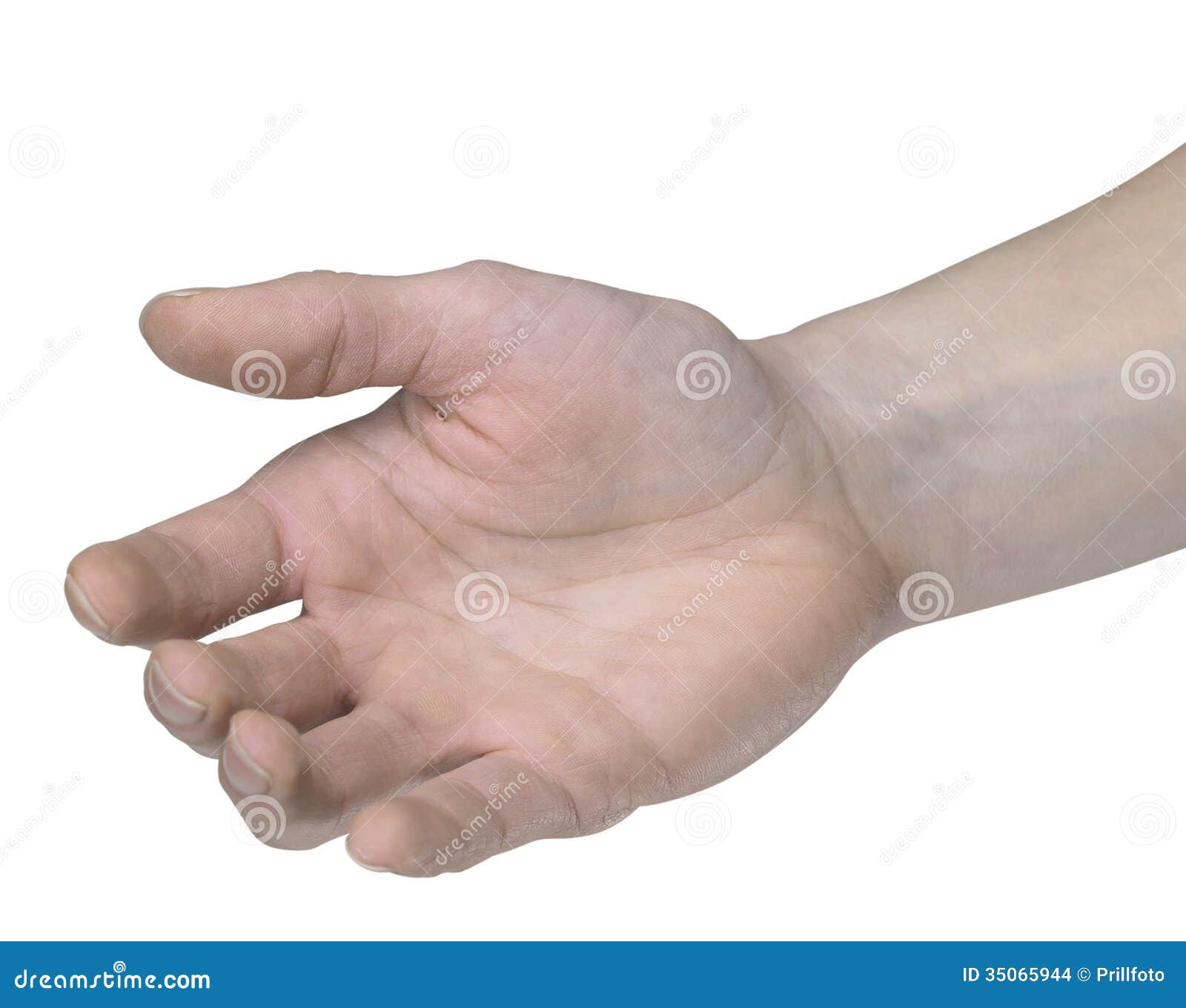 Open Right Hand Stock Images - Image: 35065944