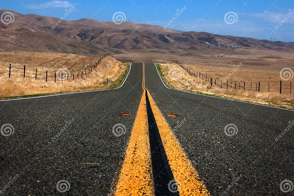 Open Road stock image. Image of post, rough, street, blue - 18110589