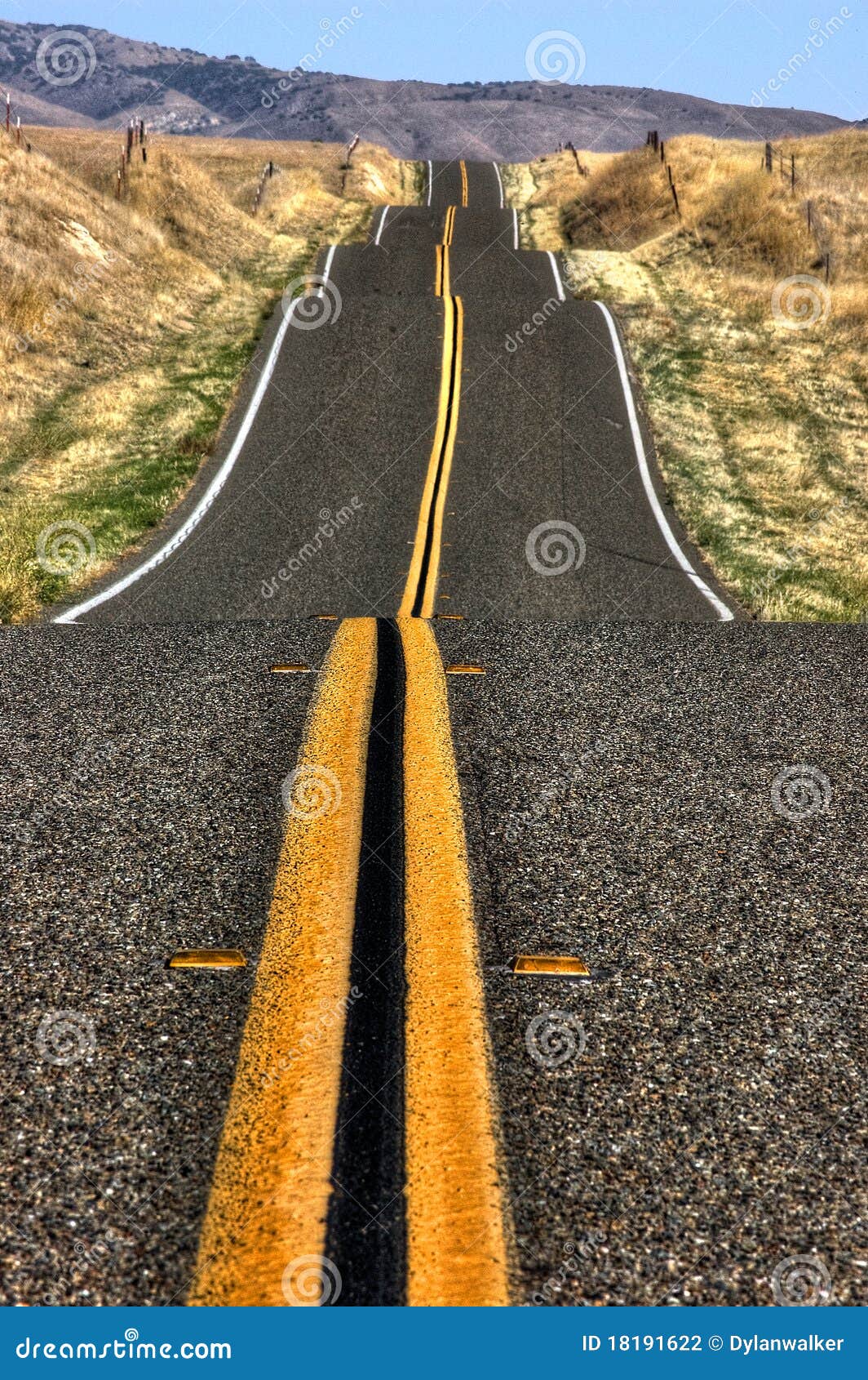 Open Road stock photo. Image of travel, california, asphalt - 18191622