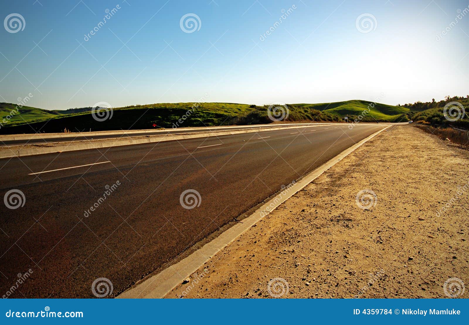Open road stock photo. Image of highway, freeway, inviting - 4359784