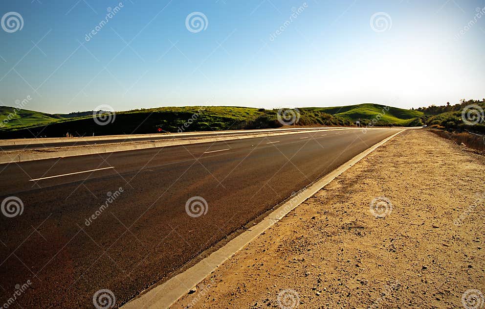 Open road stock photo. Image of highway, freeway, inviting - 4359784