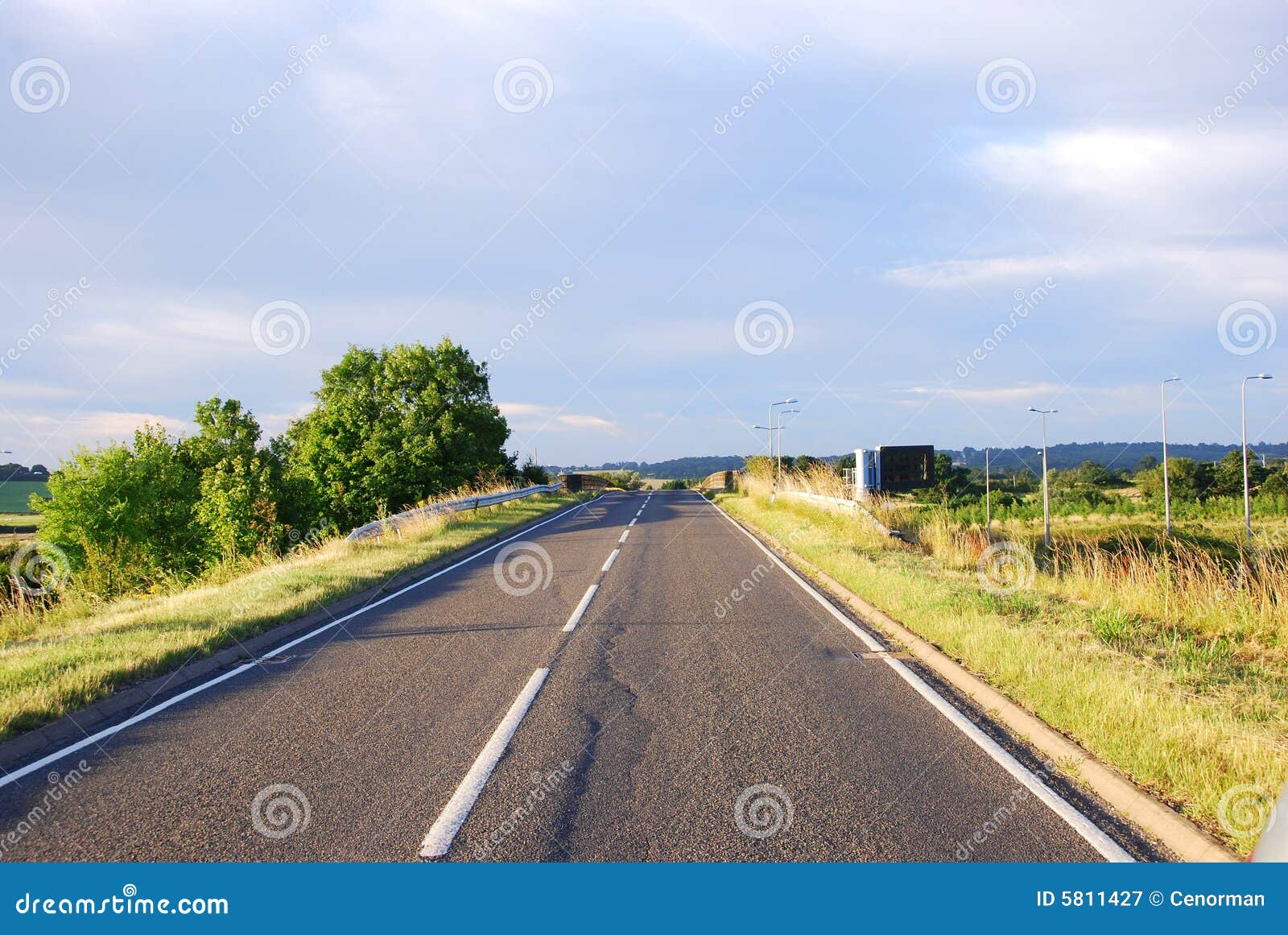 Open road stock image. Image of open, travel, drive, highway - 5811427