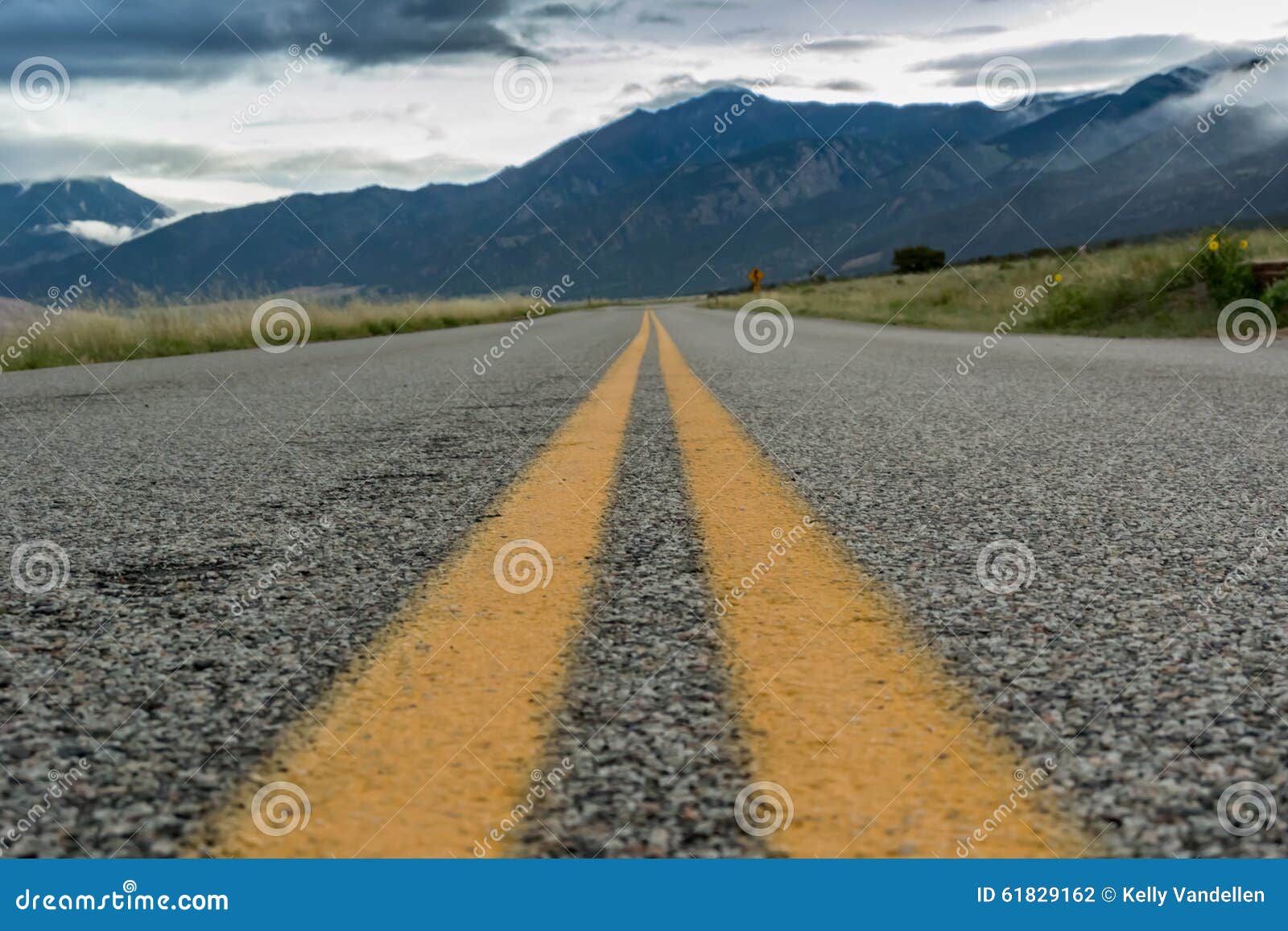 Open Road in Colorado stock photo. Image of driving, pavement - 61829162