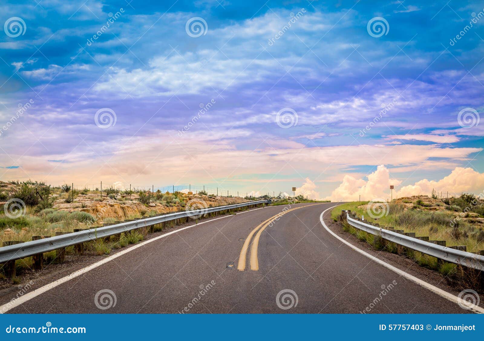 Open Road stock image. Image of bottleneck, street, highway - 57757403