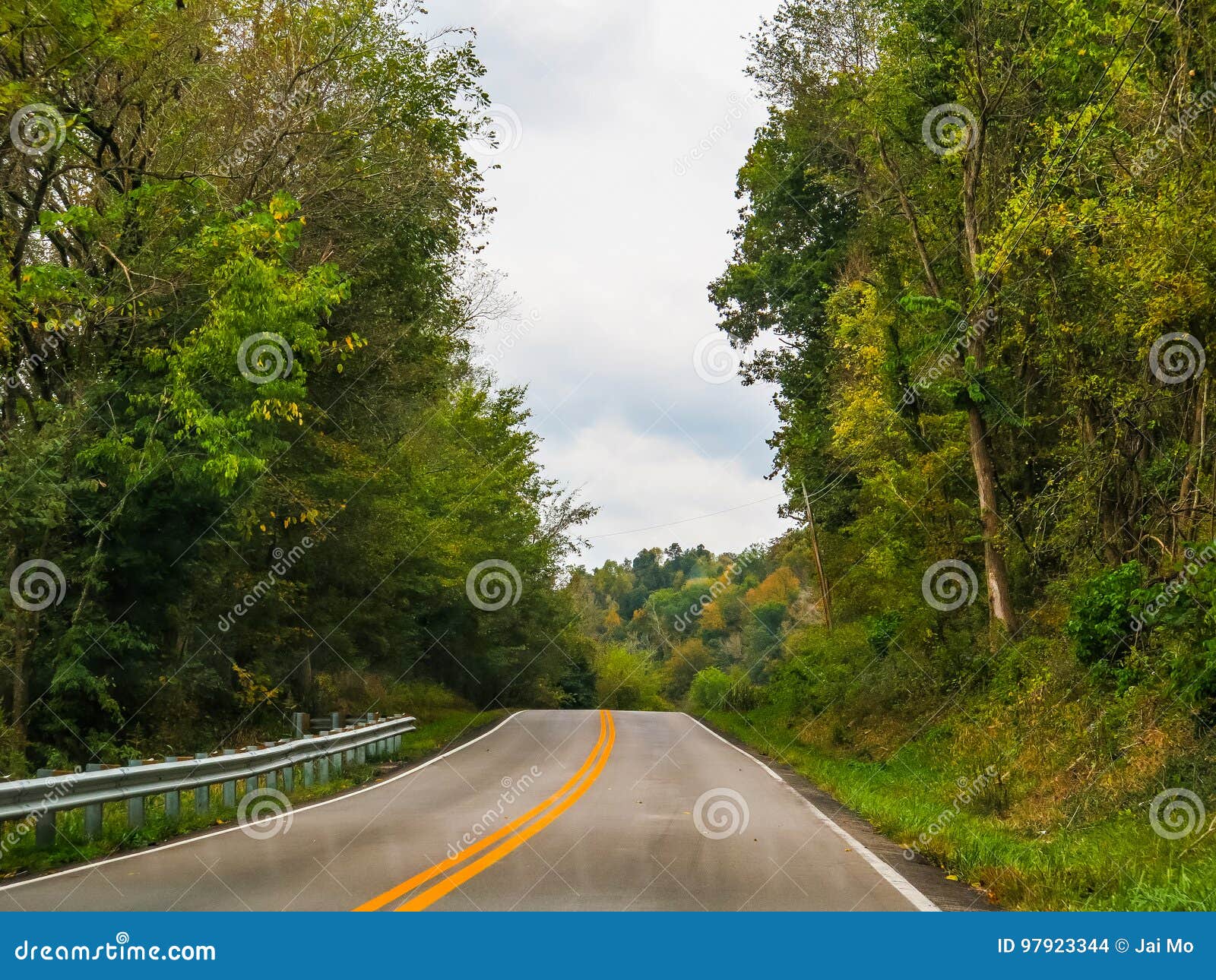 Open Road Highway in Kentucky Country Stock Photo - Image of country ...