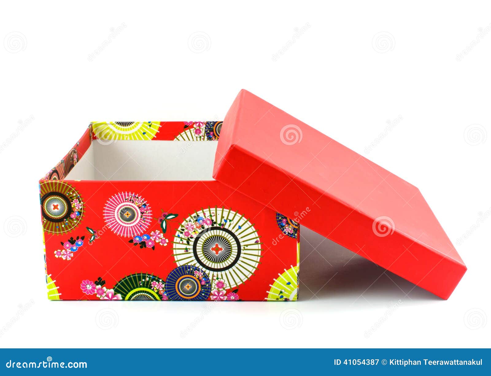 Open rode doos stock afbeelding. Image of leeg, achtergrond - 41054387