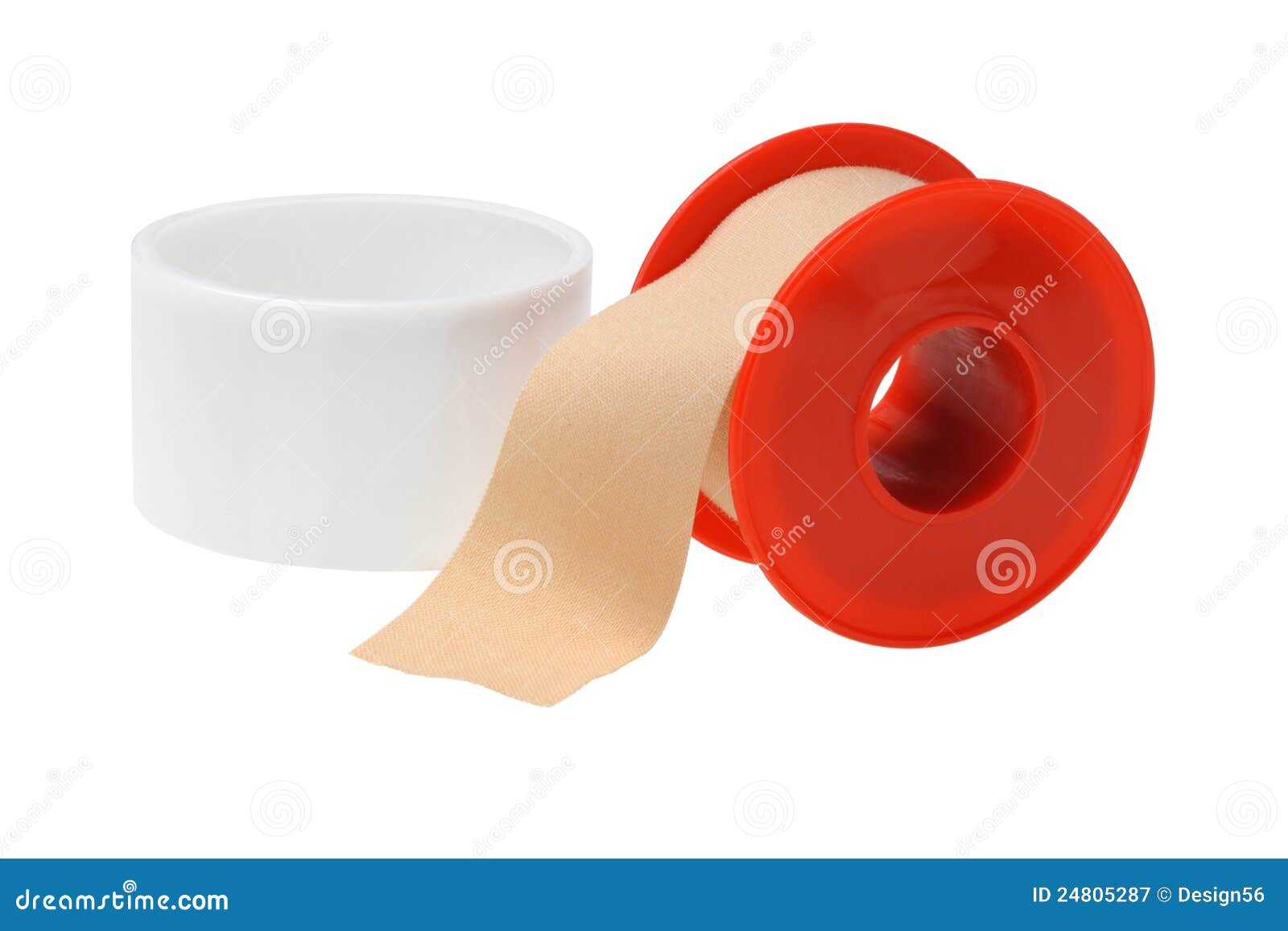 Open Roll of Medical Sticking Plaster Stock Image - Image of plaster ...