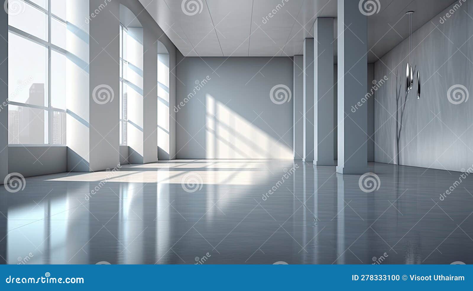 Open Rooms and Large Spaces with Interesting Light Reflections,AI ...