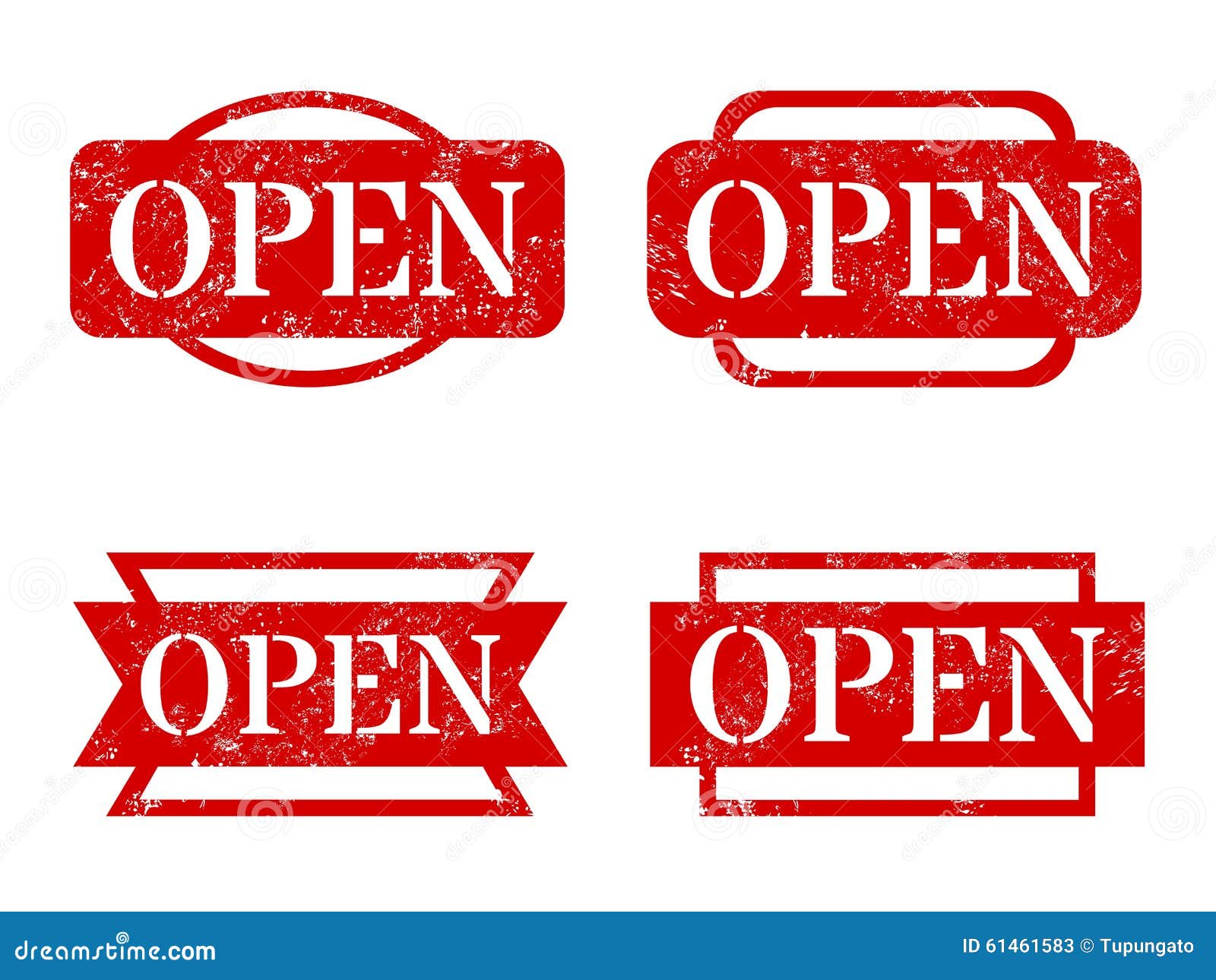 Open stock vector. Illustration of seal, retro, vintage - 61461583