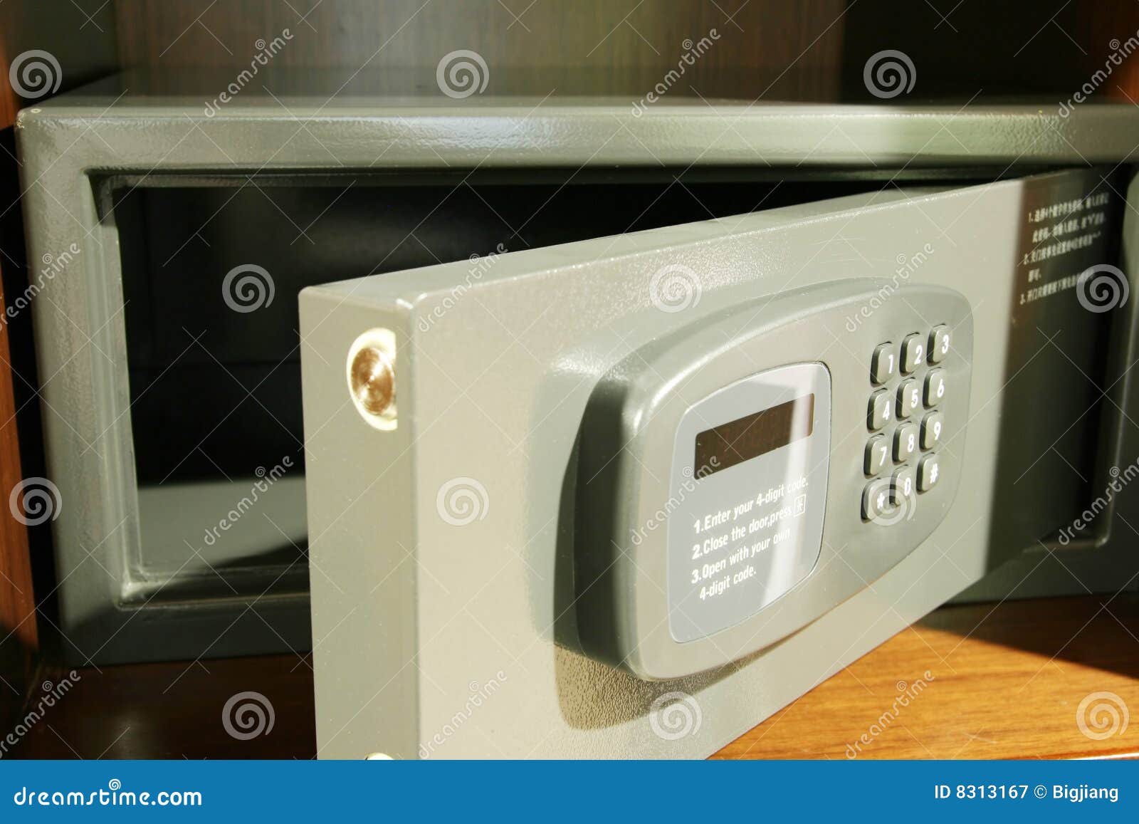 Open safe stock image. Image of firewall, money, storage - 8313167