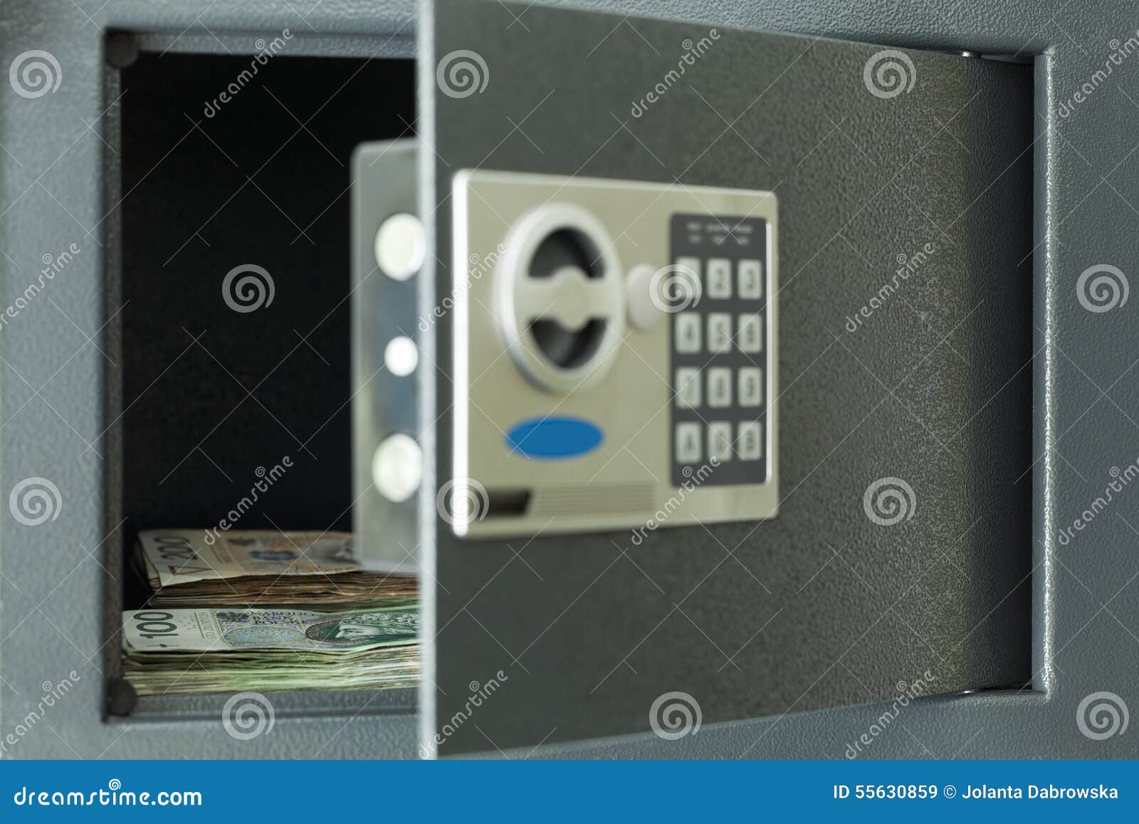 Open safe stock image. Image of safe, steel, container - 55630859