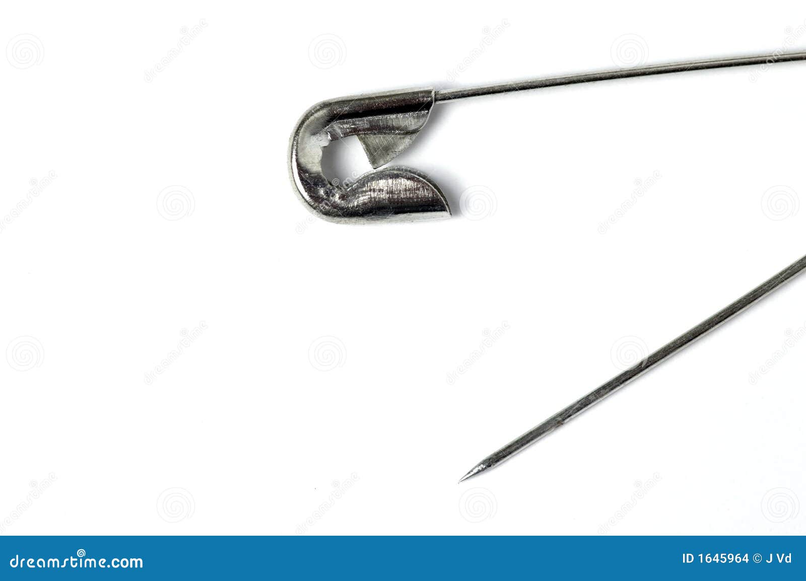 Open Safety Pin Picture. Image: 1645964