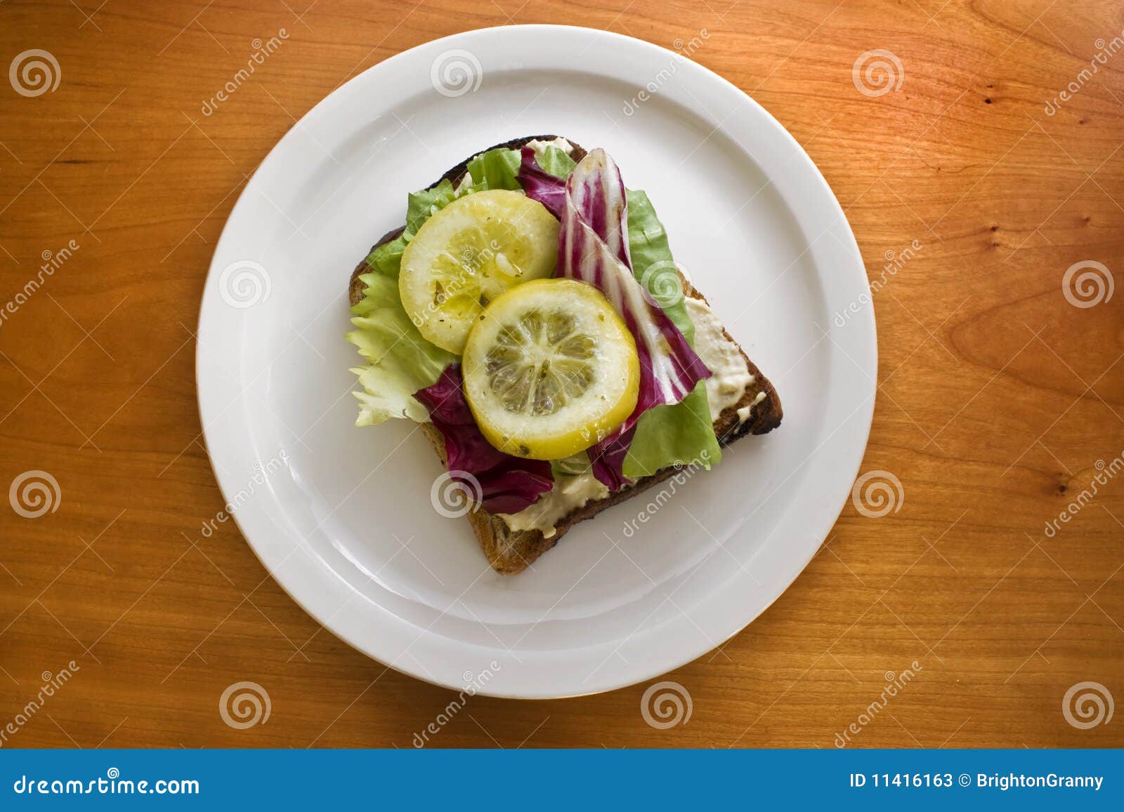 Open sandwich stock image. Image of ingredients, bread - 11416163