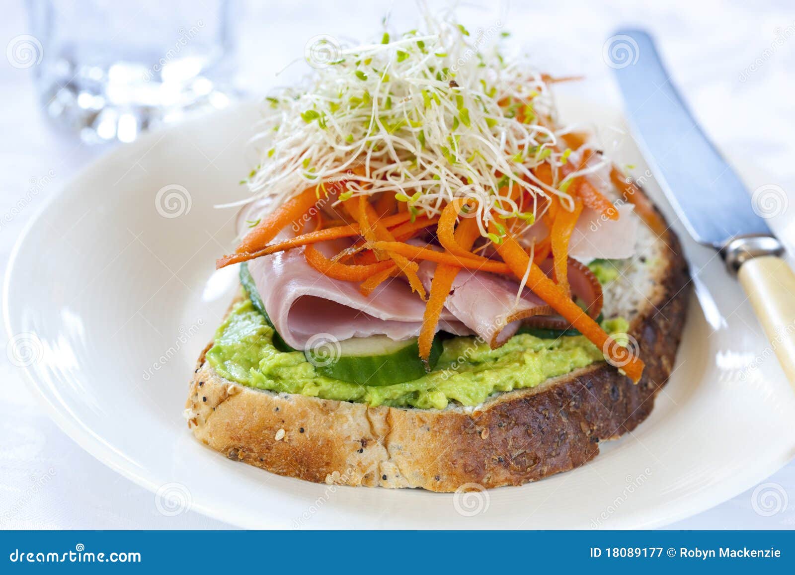 Open Sandwich Royalty-Free Stock Photography | CartoonDealer.com #18089177
