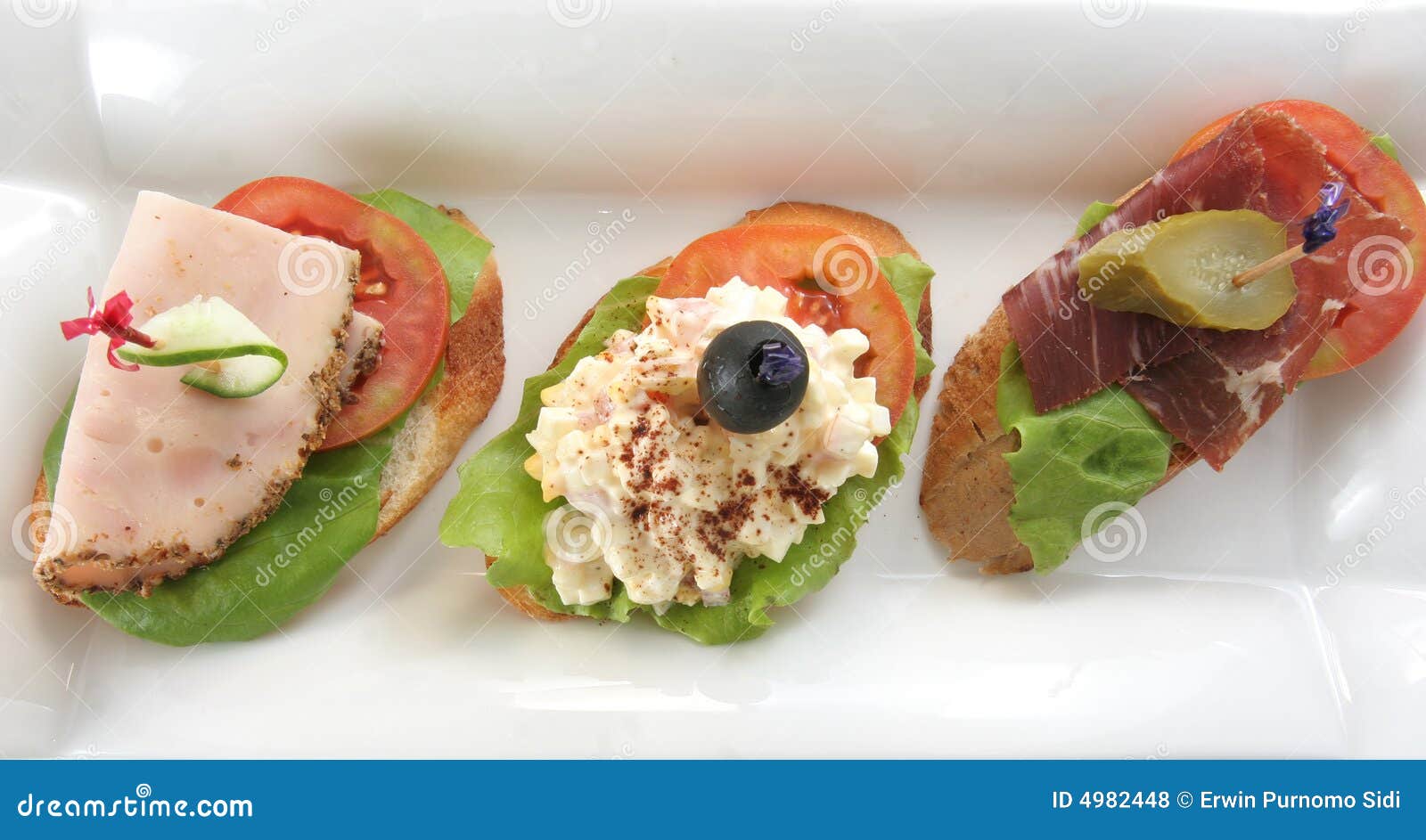 Open sandwich stock photo. Image of dinner, supper, lunch - 4982448
