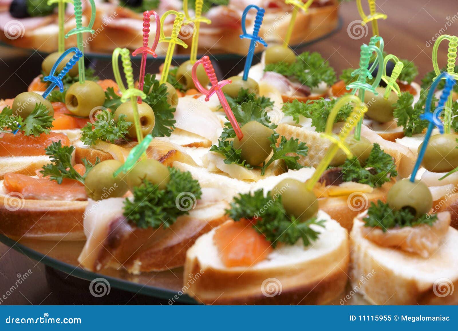 Open sandwiches stock image. Image of appetizing, refreshments - 11115955