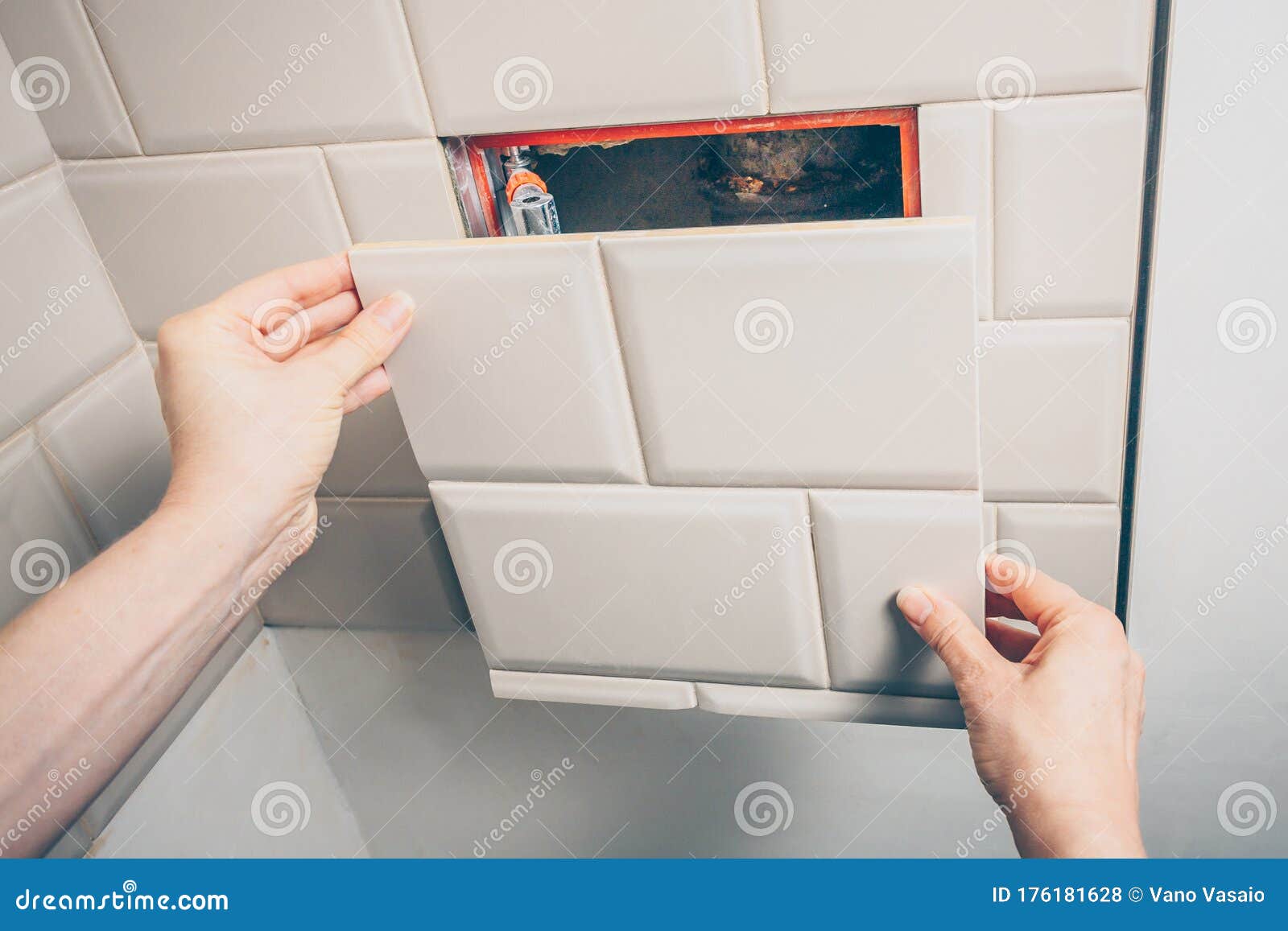 Open sanitary hatch stock photo. Image of metal, construction - 176181628