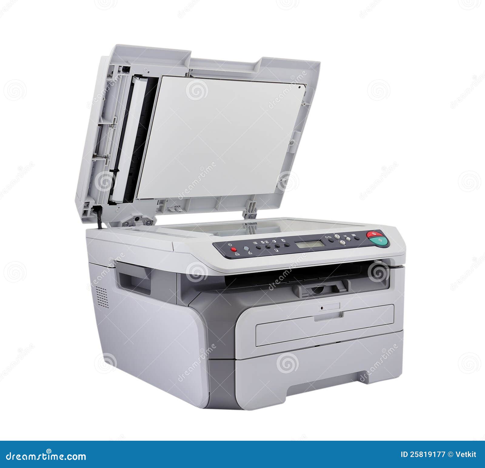 Open scanner stock image. Image of toner, laser, color - 25819177