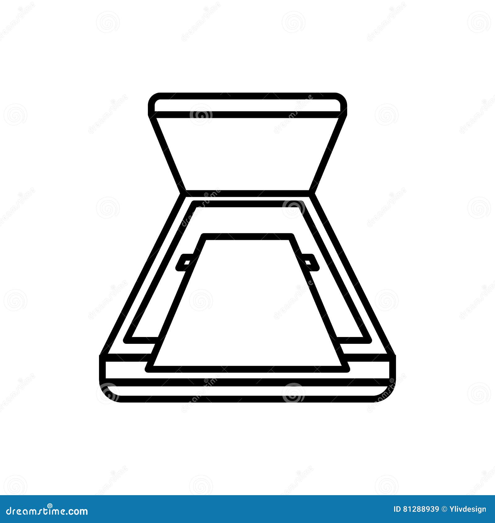 Open Scanner Icon Outline Style Stock Illustrations – 56 Open Scanner ...