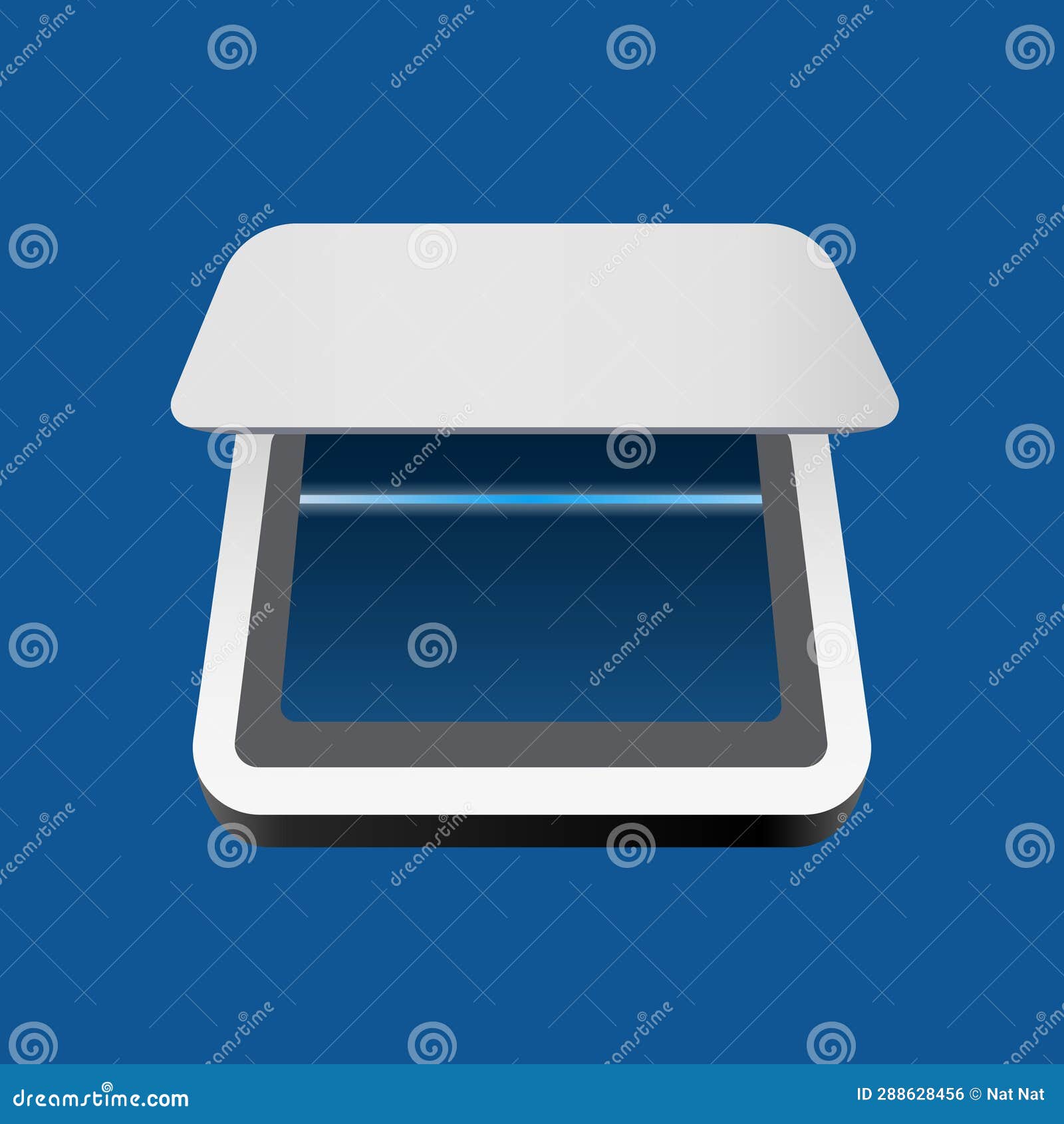 Open the Scanner Icon. Symbol, Logo Illustration Stock Vector ...