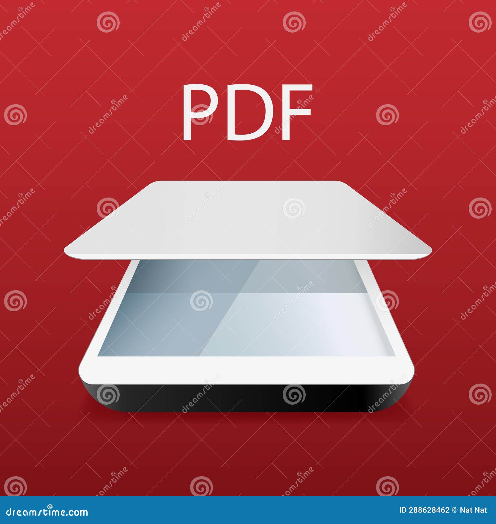 Open the Scanner Icon. Symbol, Logo Illustration Stock Illustration ...