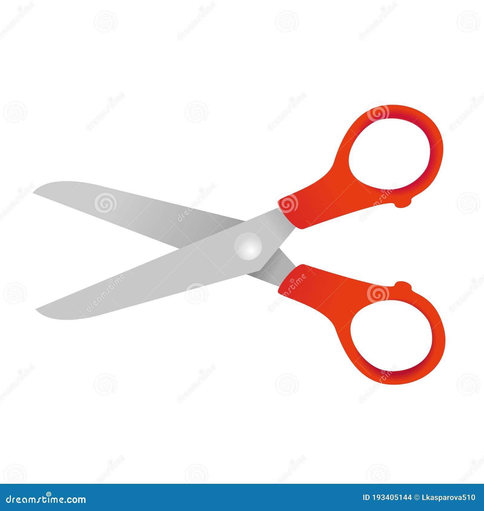 Open scissors stock vector. Illustration of sharp, icon - 193405144