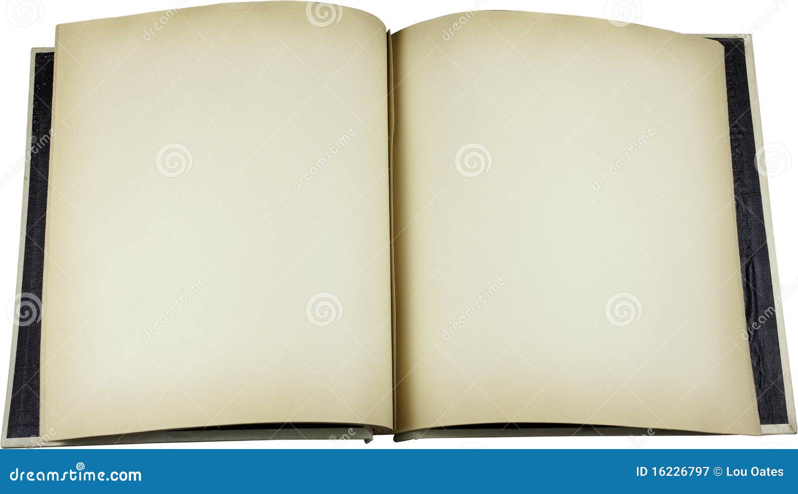 Blank Open Scrapbook