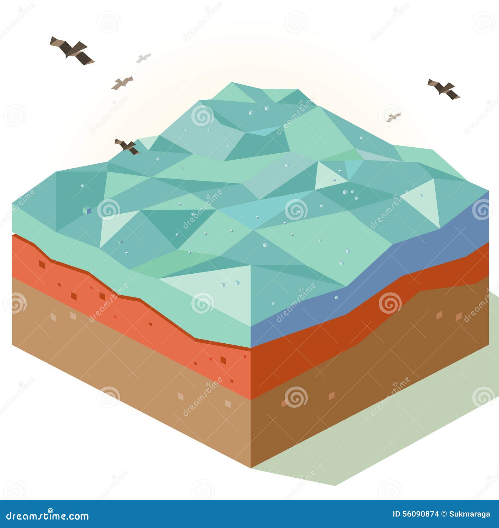 Open Sea exploration stock illustration. Illustration of bright - 56090874