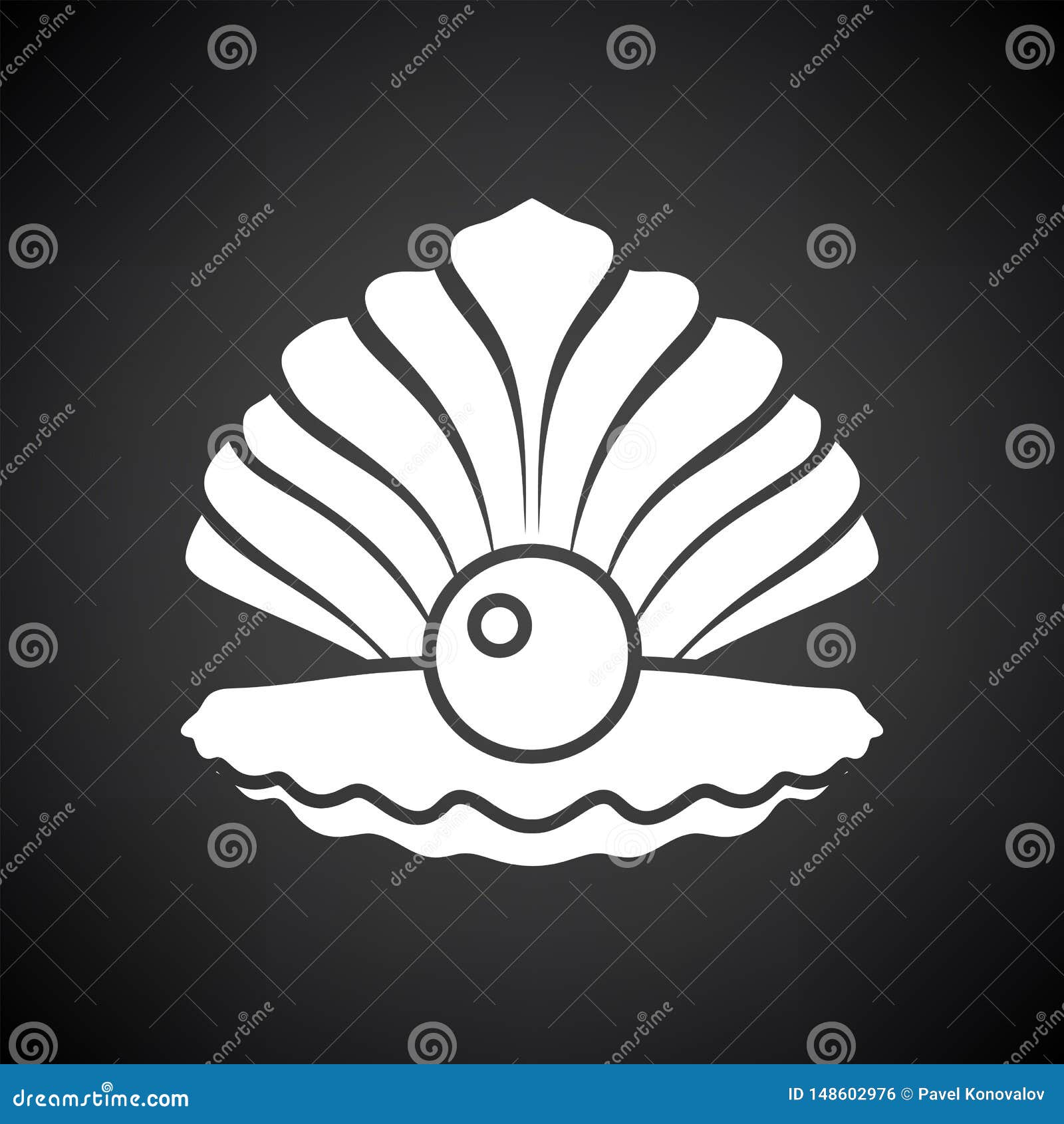 Open Seashell Vector 3d Icon | CartoonDealer.com #363369424