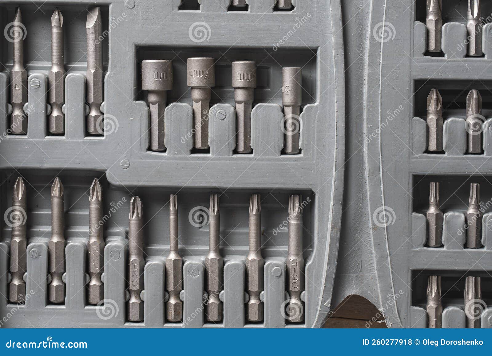 Open Set of the Interchangeable Flat and Hexagonal Bits Different Sizes ...