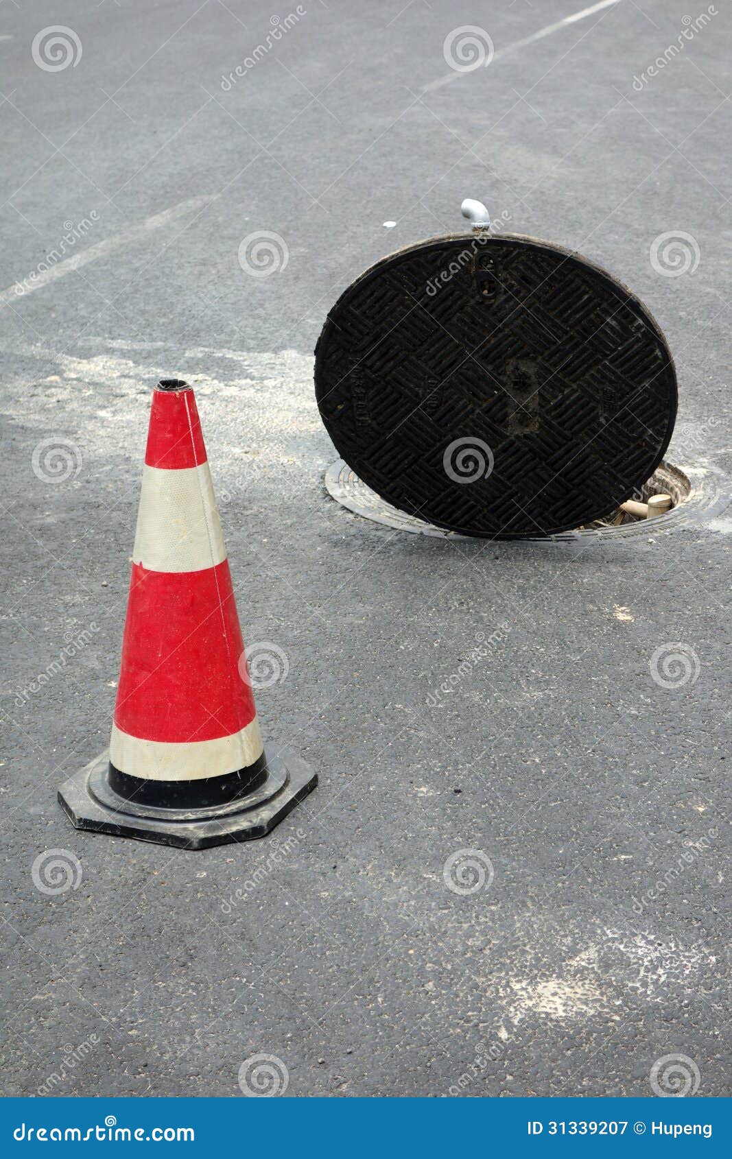 Beware Of Open Medieval Culverts Royalty-Free Stock Photo ...