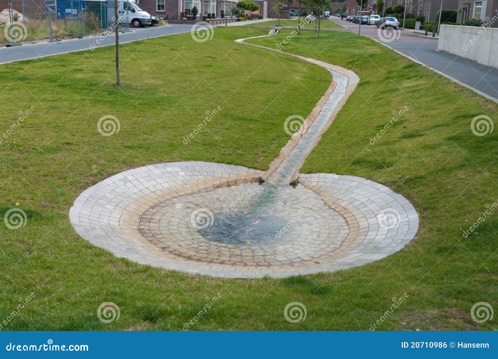 Open sewerage system stock photo. Image of footpath, pavement - 20710986