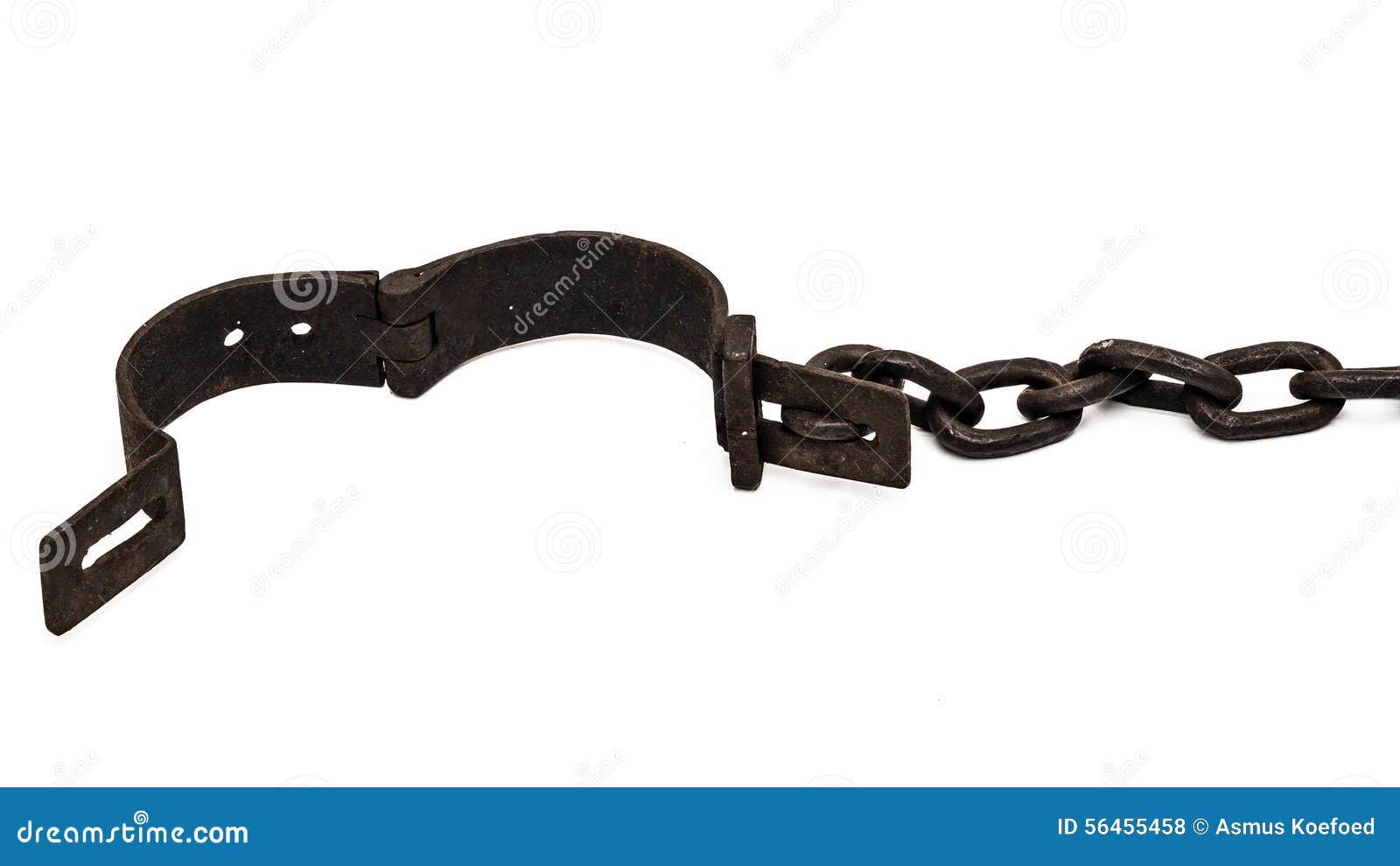 Open shackles stock photo. Image of golden, chained, black - 56455458