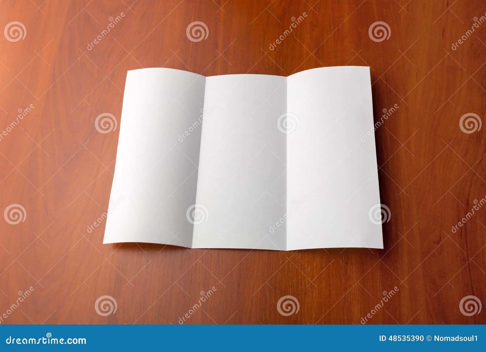 Open sheet of paper stock photo. Image of blank, memo - 48535390