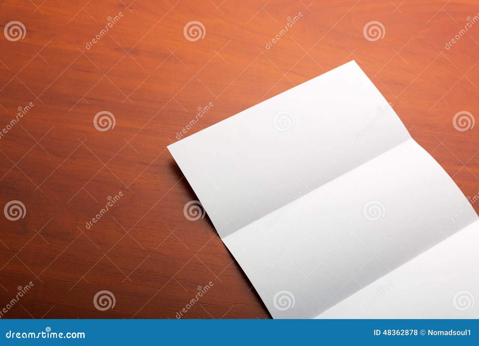 Open sheet of paper stock photo. Image of blank, list - 48362878