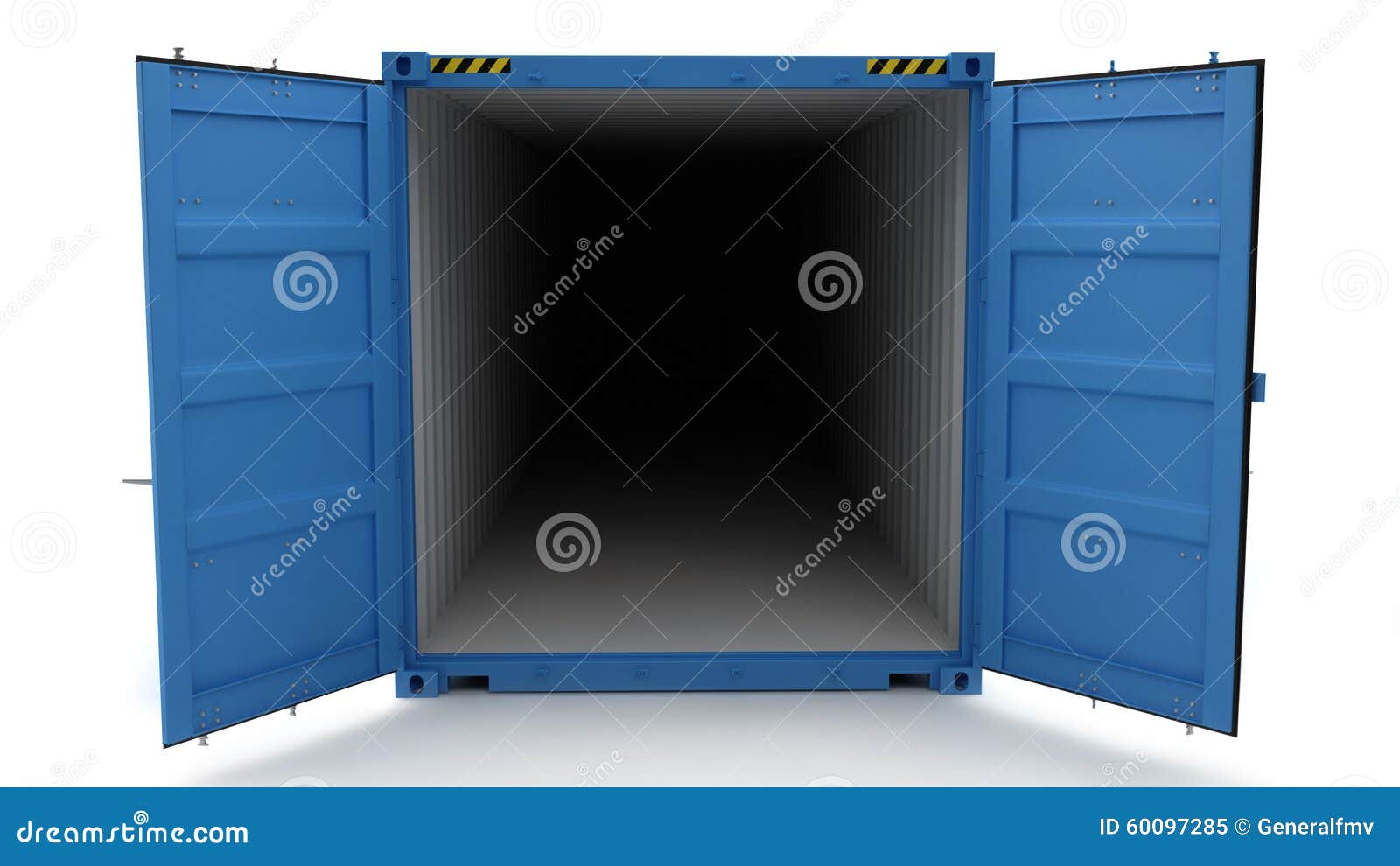 Open Shipping Cargo Container With Boxes Cartoon Vector | CartoonDealer ...