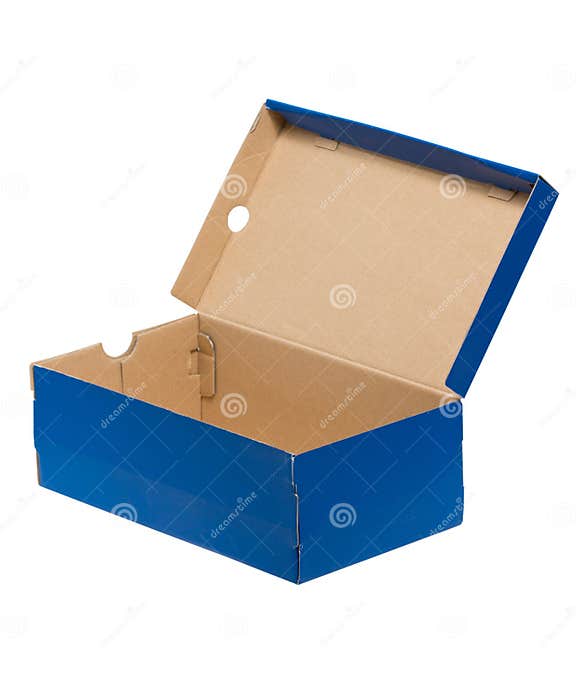 Open Shoe Box. stock image. Image of label, merchandise - 37223715