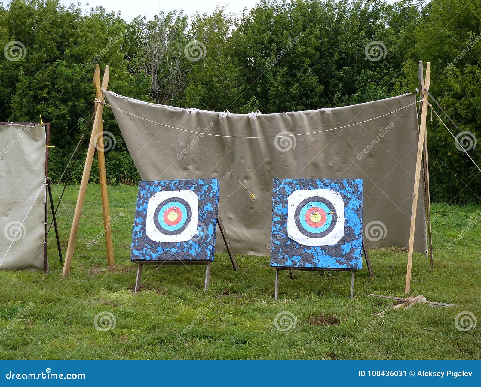 Open the shooting range stock image. Image of layout - 100436031