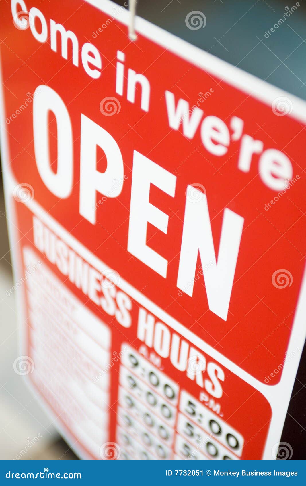Open Shop Sign stock image. Image of financial, business - 7732051