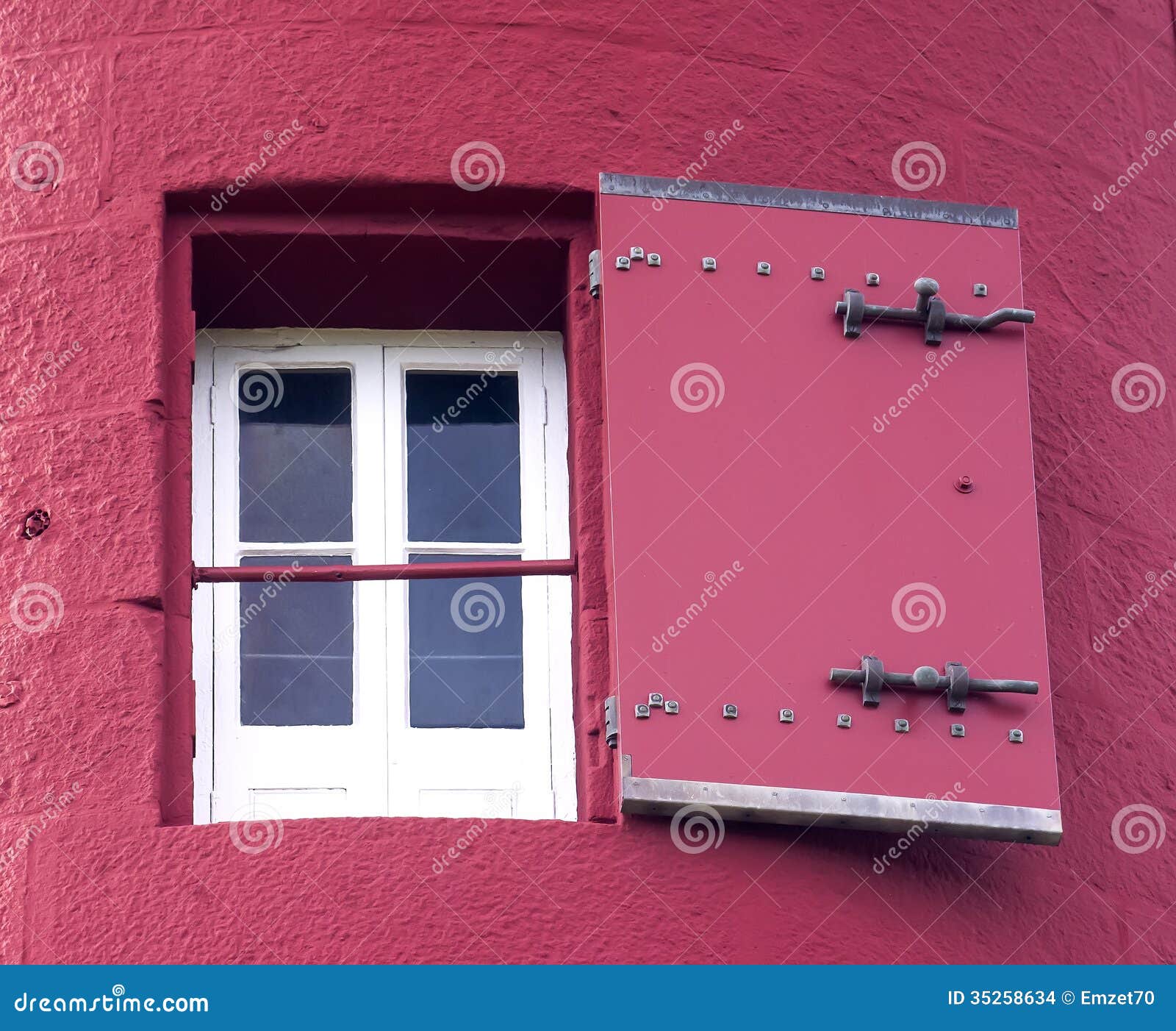 Open shutter in stock photo. Image of object, destinations - 35258634