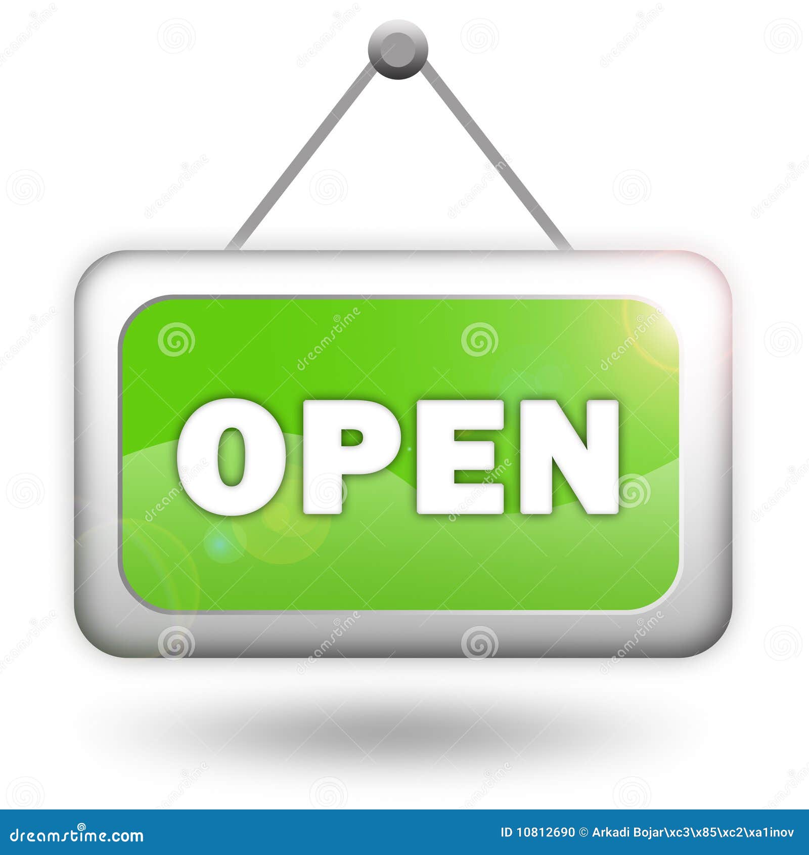 Open sign stock illustration. Illustration of communication - 10812690