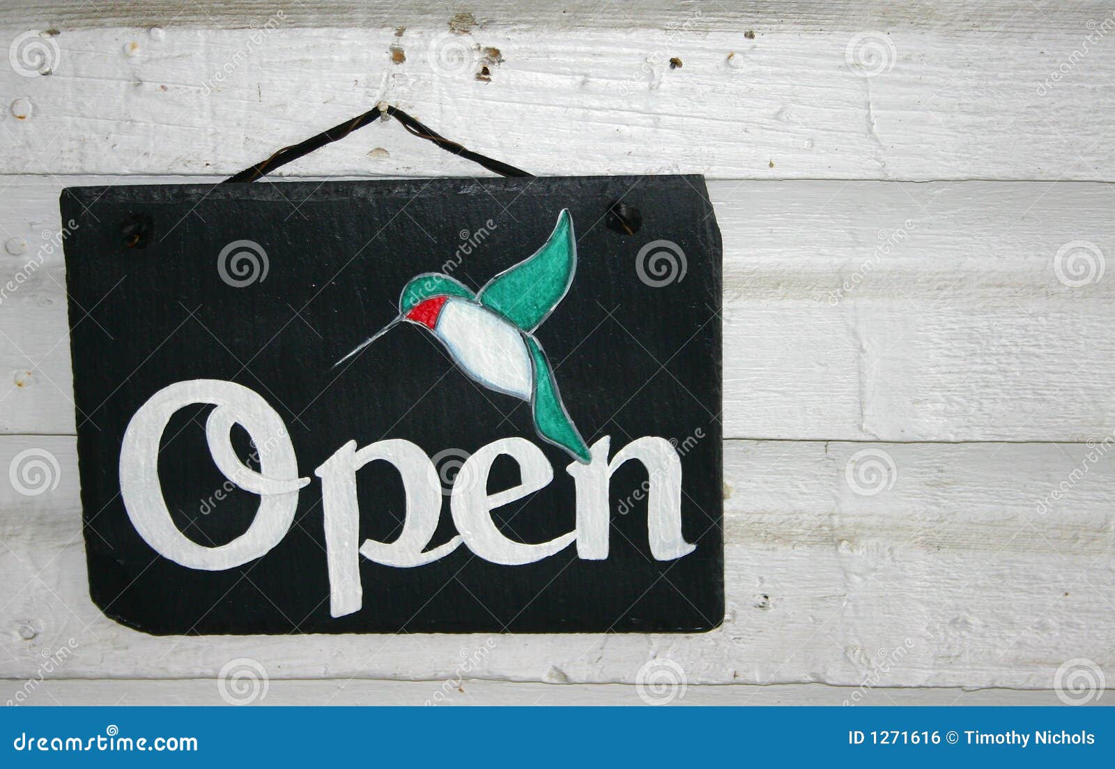 Open sign stock photo. Image of open, store, dine, hummingbird - 1271616