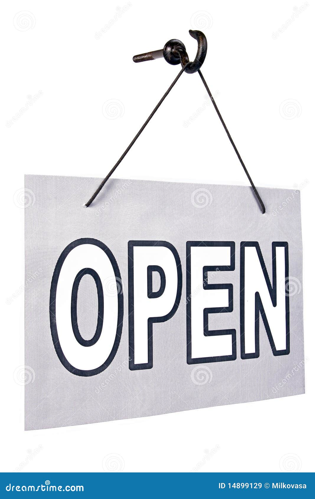 Open sign stock illustration. Illustration of letters - 14899129