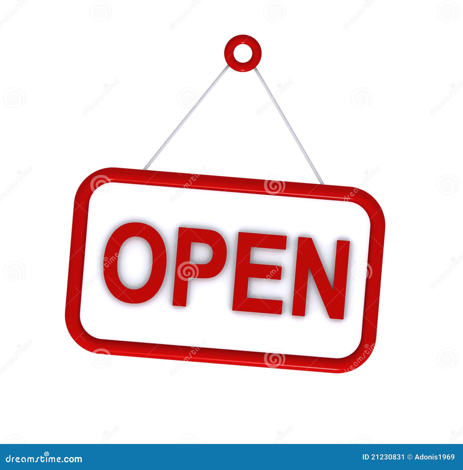 Open sign stock image. Image of icon, single, open, white - 21230831
