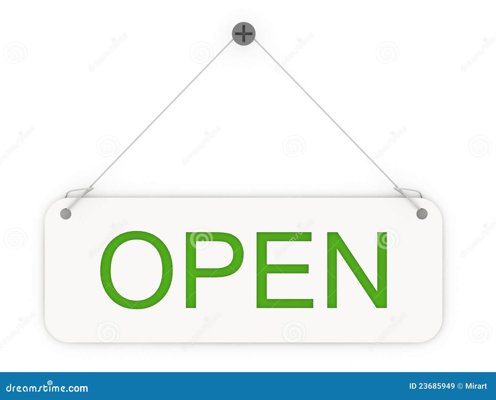 Open sign stock illustration. Illustration of symbol - 23685949