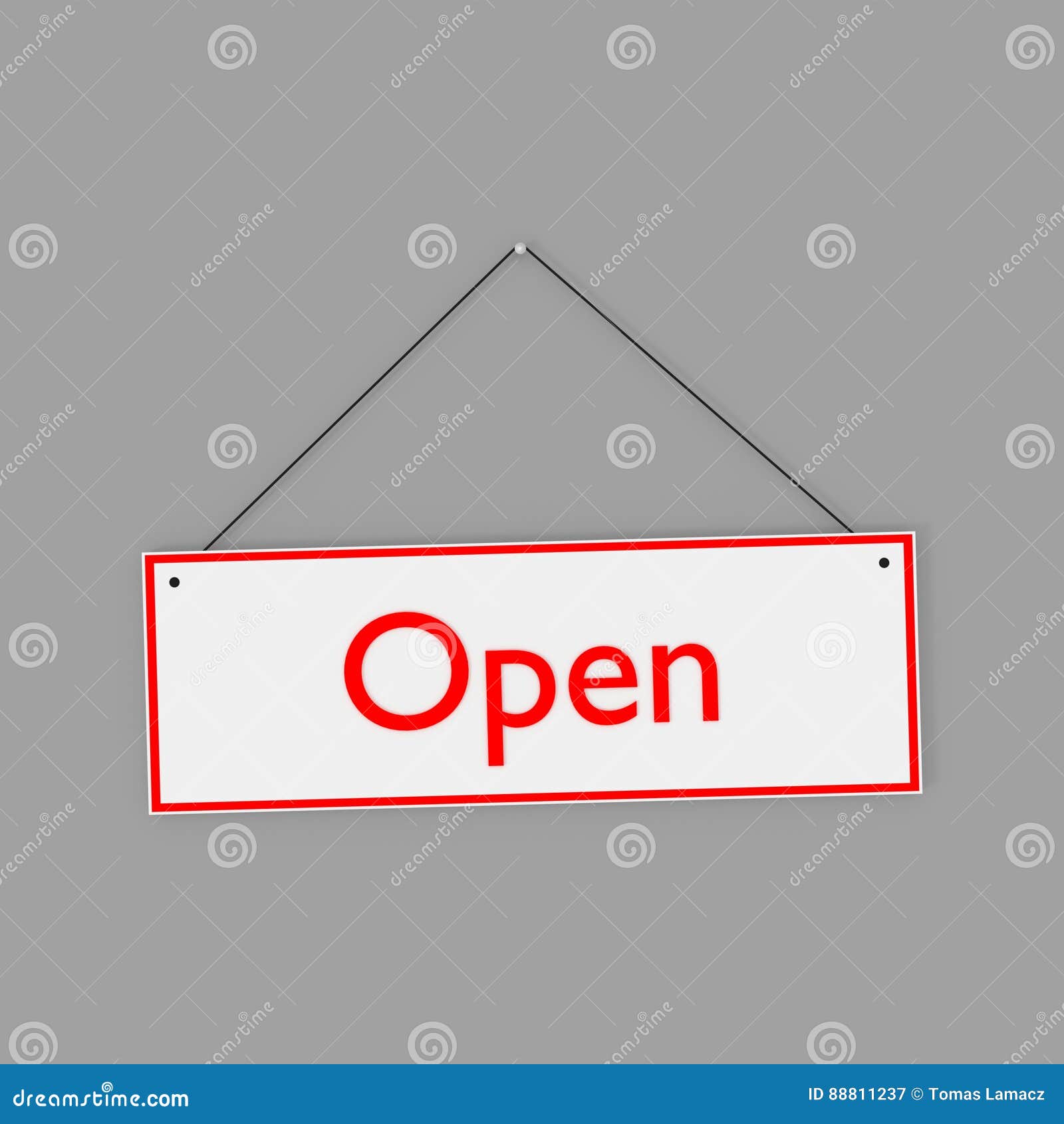 Open - sign 3D stock illustration. Illustration of board - 88811237