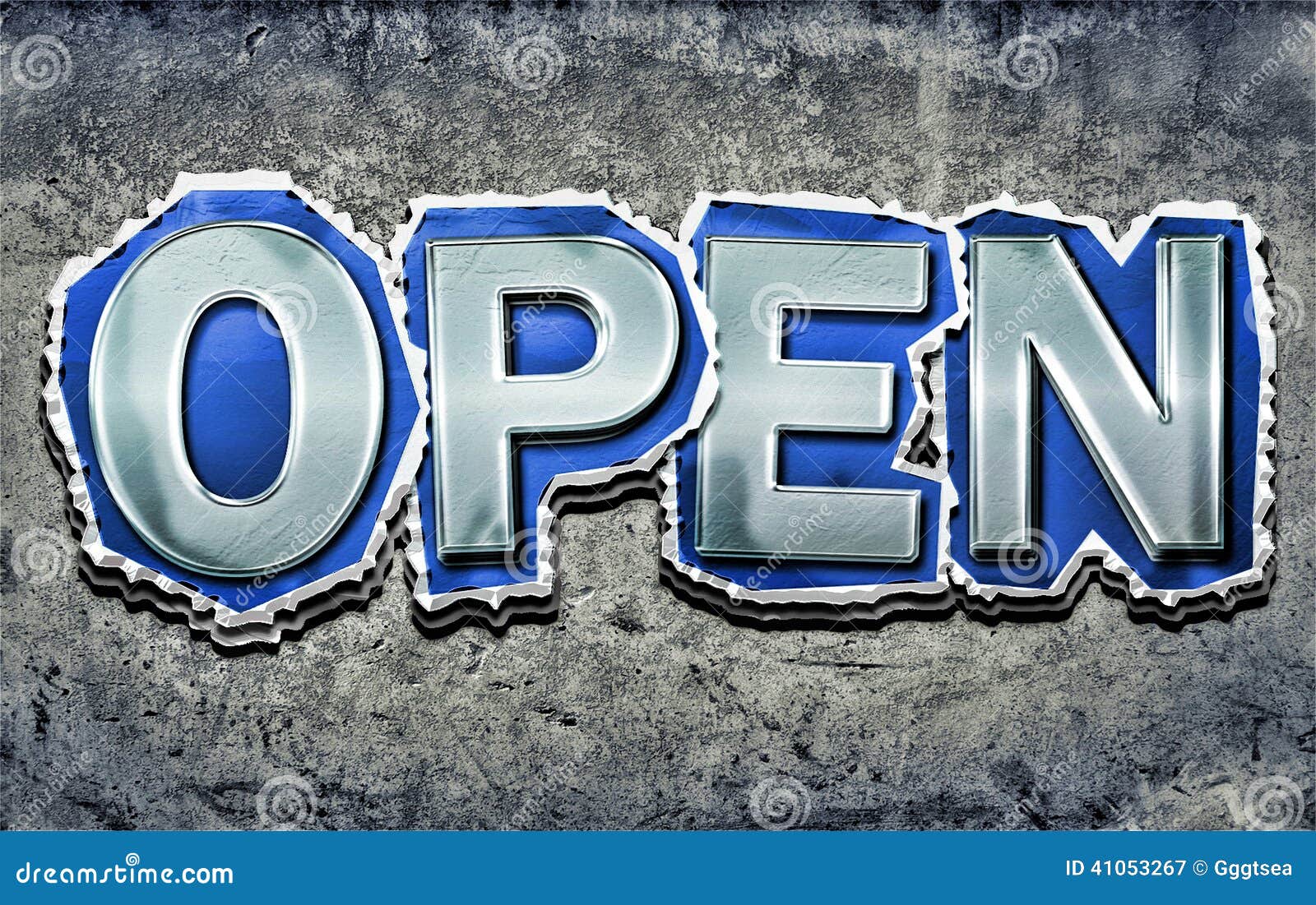 Open sign stock illustration. Illustration of shop, texture - 41053267
