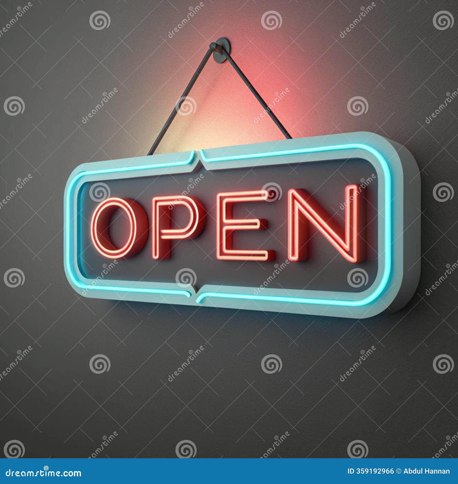 Open Sign 3D Icon Business and Storefront Symbol Stock Illustration ...